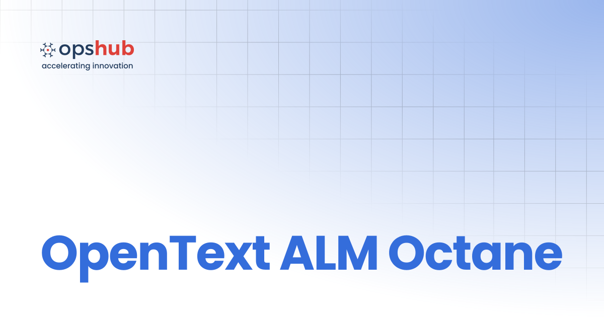 OpenText ALM Octane | V7.212 | OpsHub Product Guide